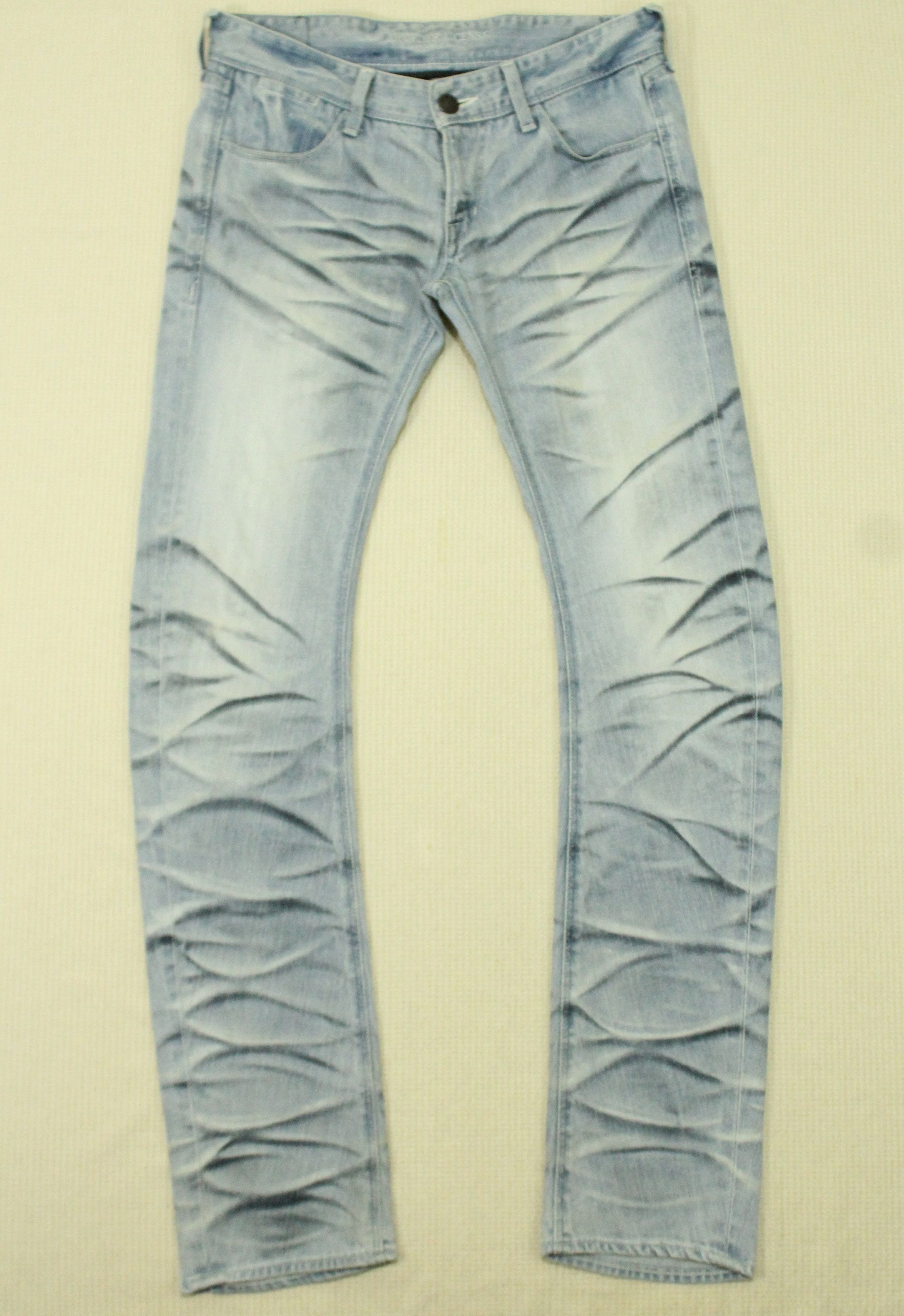 Japanese Brand MURDER LICENSE Jeans Denim Whisker Washed Bleached | Grailed