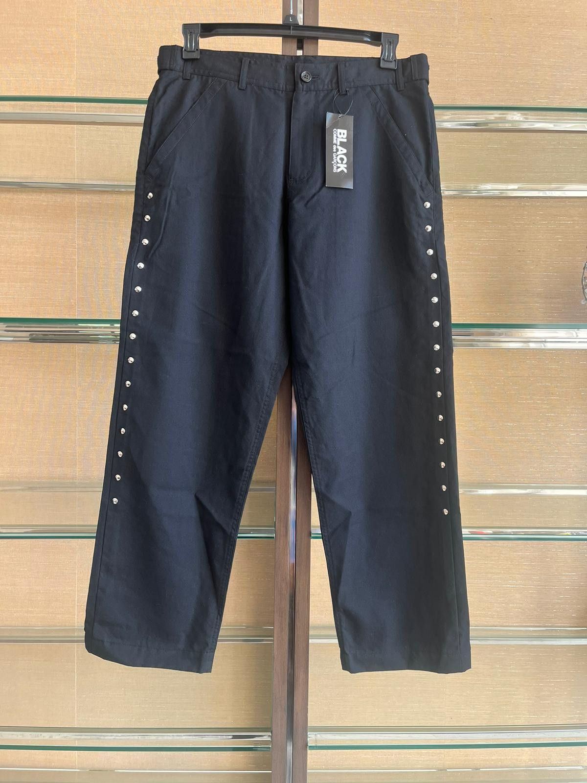 Comme des Garcons Black CDG Black Studded Pants in Black | Grailed