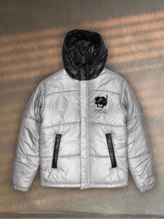 Pouya & $uicideboy$ Merch $uicideboy$ G59 SKULL LOGO DOWN FILL PUFFER ...