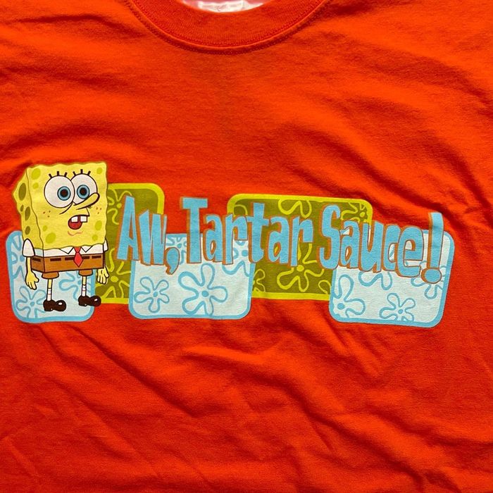 Vintage Y2K SpongeBob SquarePants Tar Tar Sauce Tee | Grailed