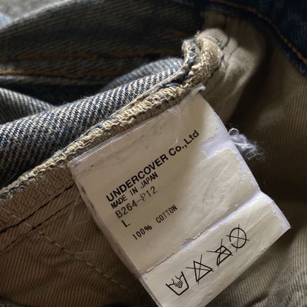 Undercover Undercover AW04 “68” red yarn denim | Grailed