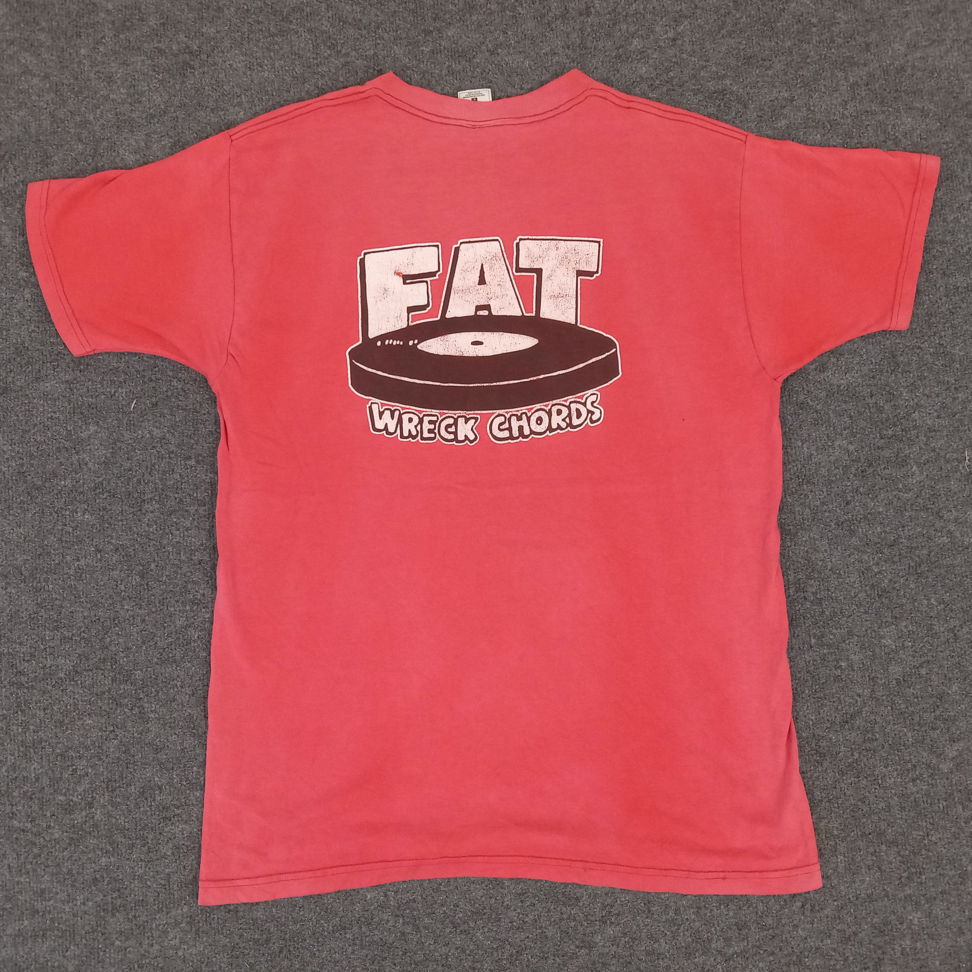 Band Tees × Rock T Shirt × Vintage Fat Wreck Chords Parody Style Tshirt ...