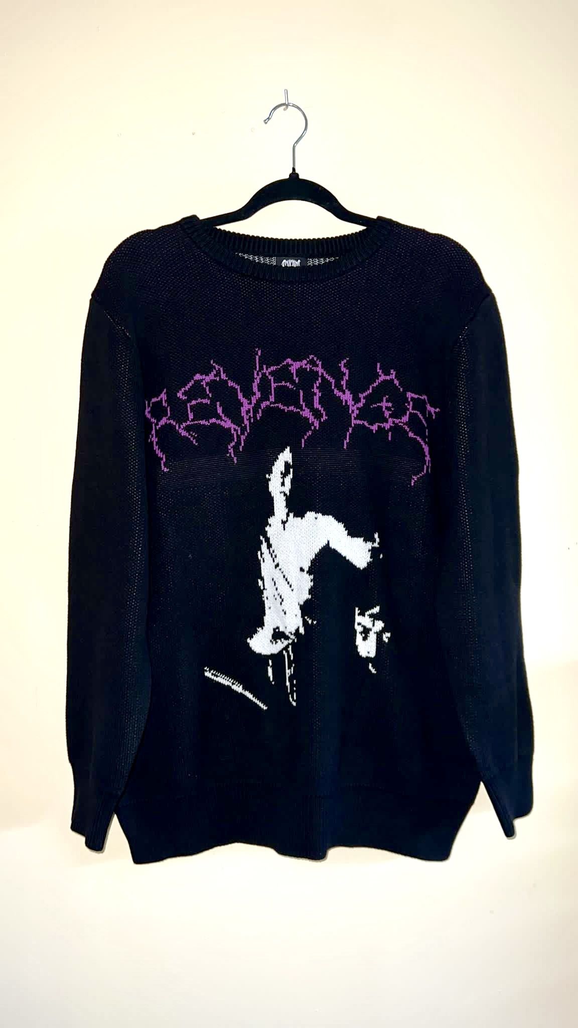 Revenge REVENGE DAVID AND GOLIATH KNIT SWEATER LARGE NEW | Grailed
