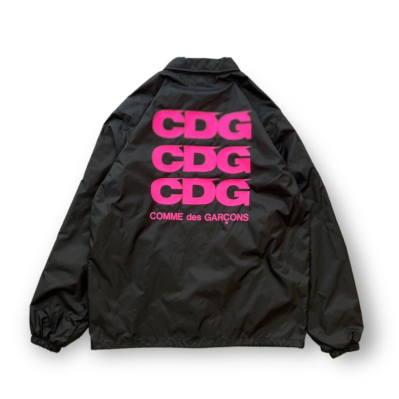 Comme des Garcons Jacket Black Coach CDG Logo Nylon | Grailed