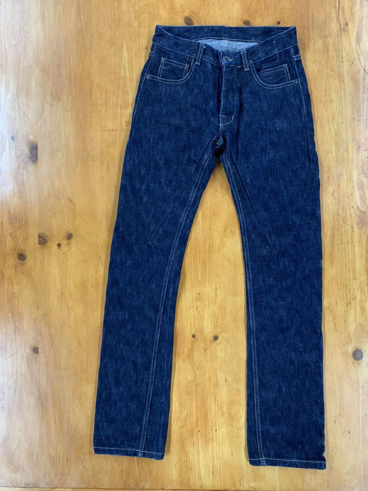 Rick Owens Drkshdw Rick Owns Drkshdw Unwashed Selvedge Detroit Jeans ...