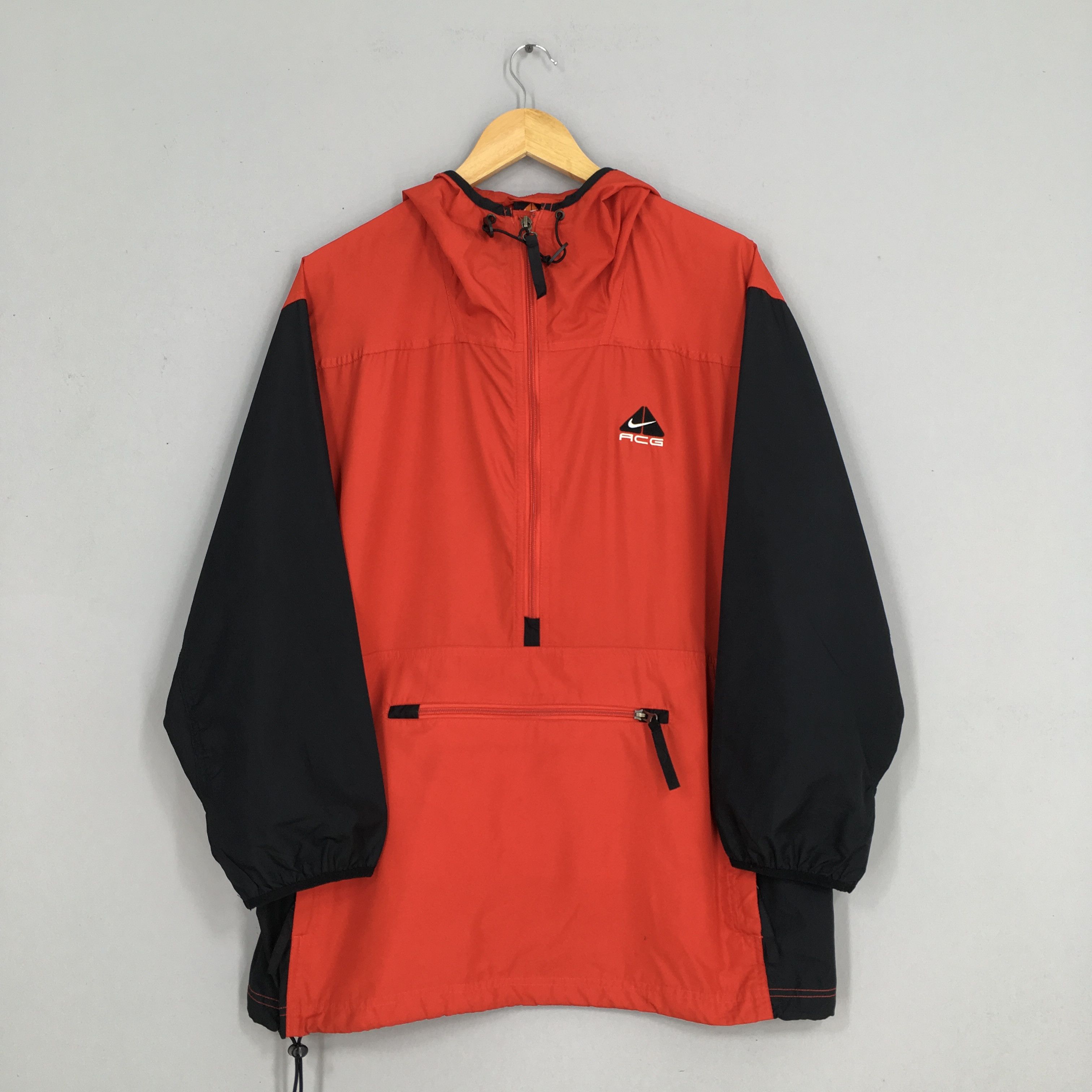 Vintage Vintage 90's Nike Acg Windbreaker Hoodie Jacket Medium | Grailed
