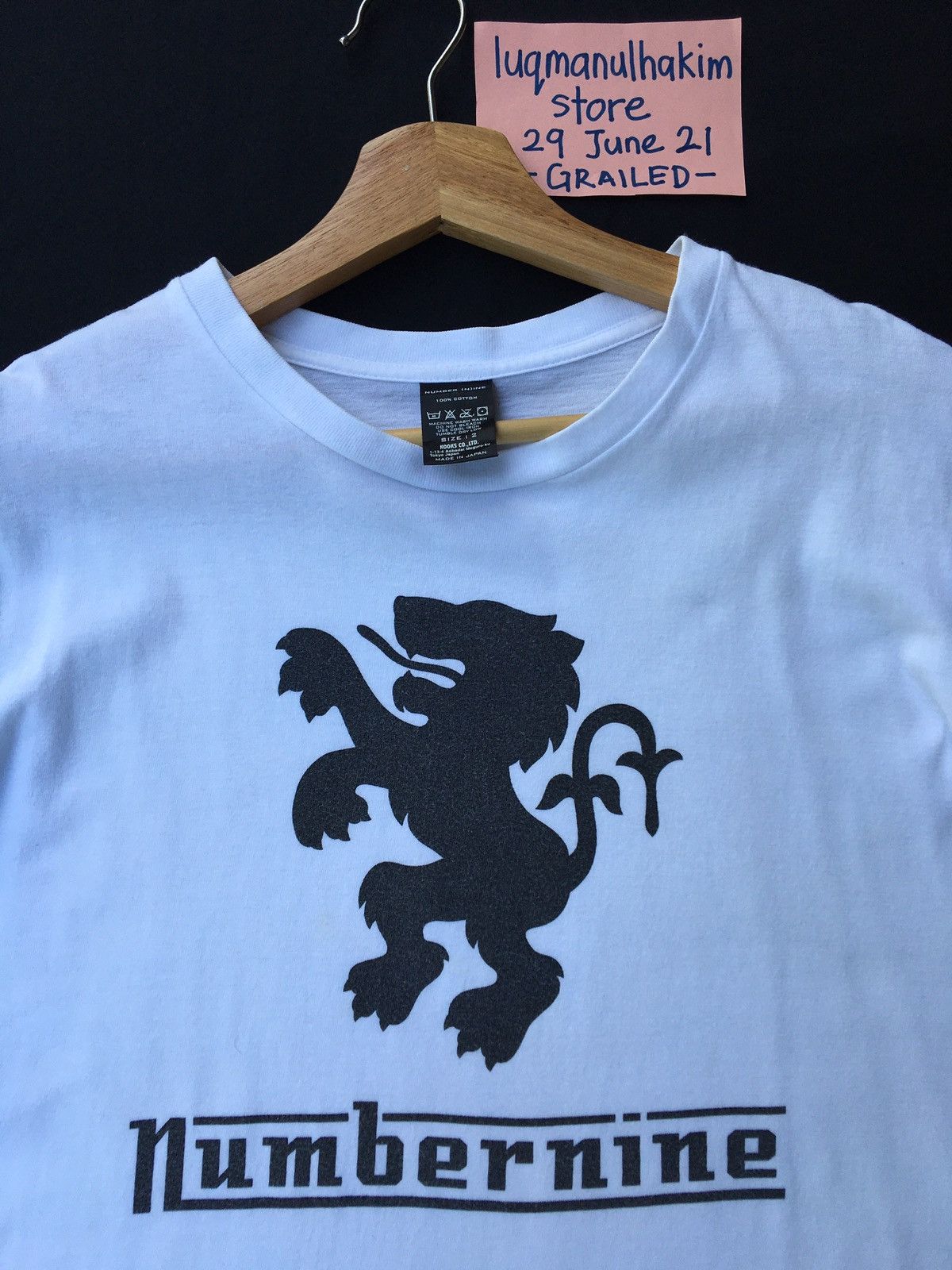 Number (N)ine Rare Number (N)ine OG Lion Lambretta Tshirt | Grailed