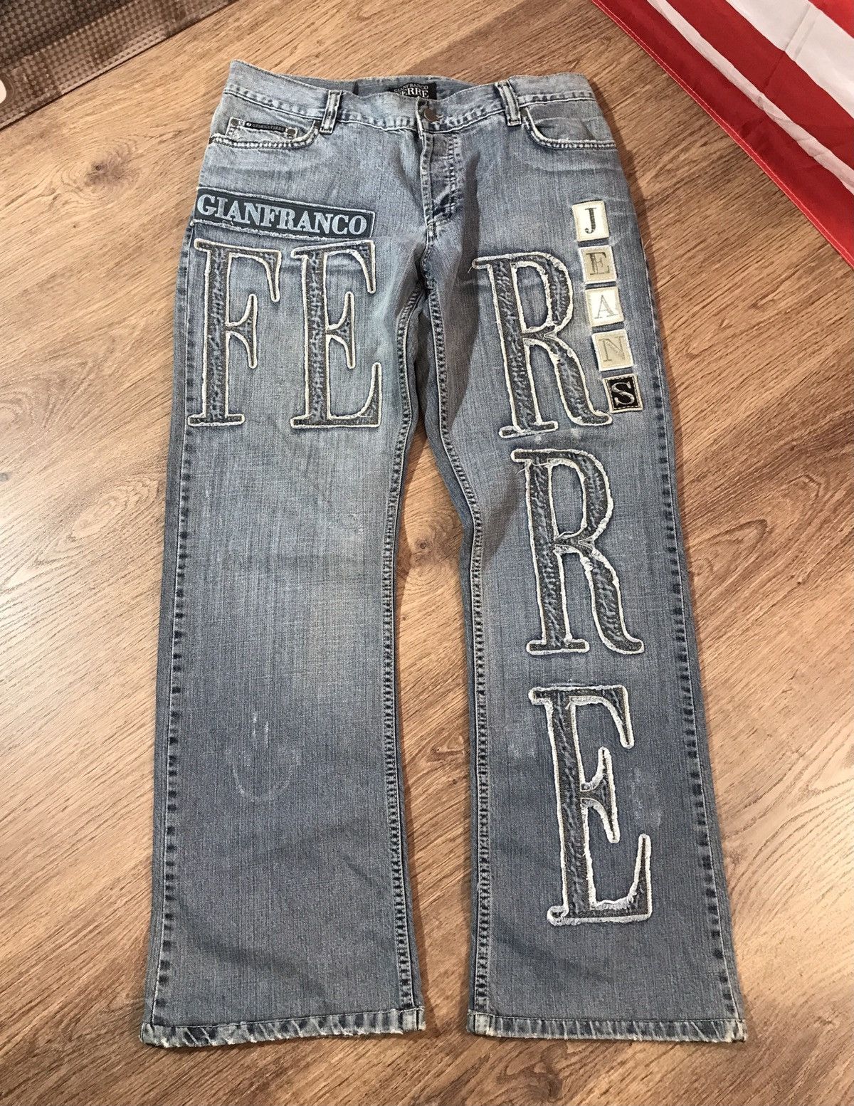Gianfranco Ferre Rare Multi Logo Gian Franco Ferre Vintage Pants | Grailed