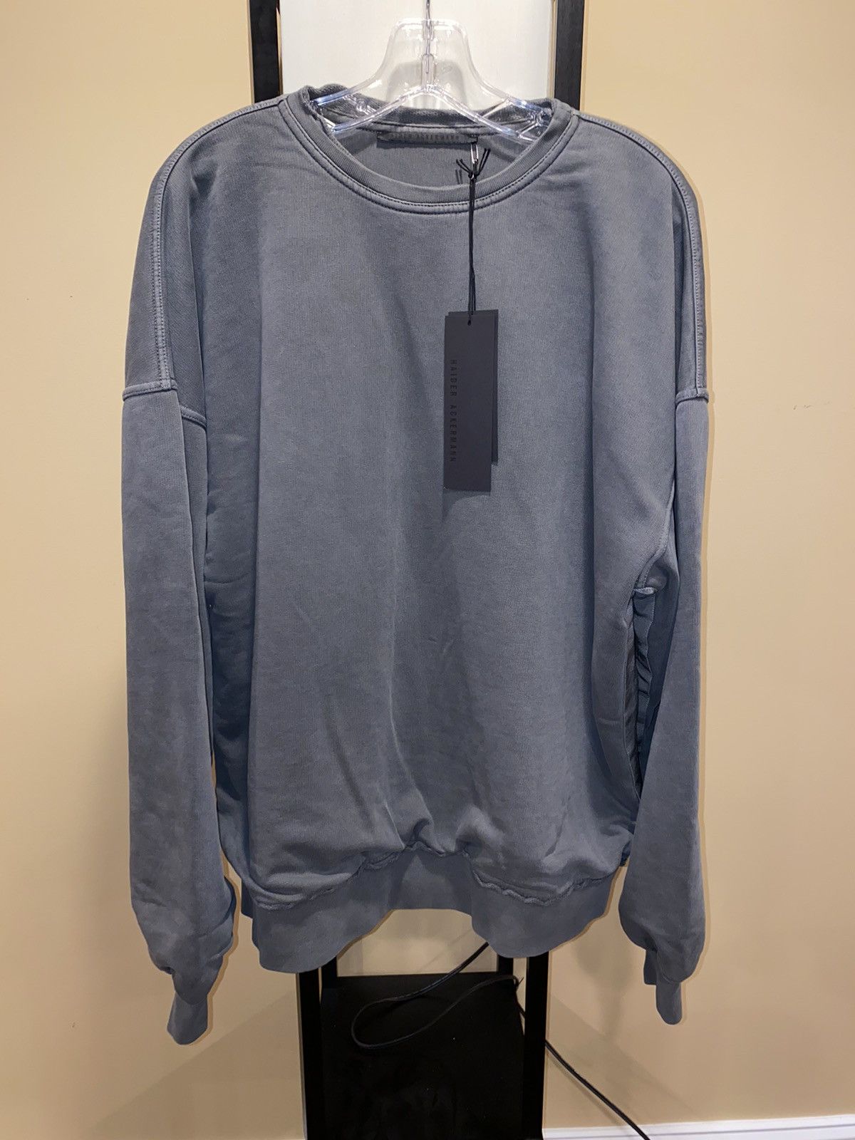 Haider Ackermann Haider Ackermann Raw Edge Sweater Perth Grey Double ...