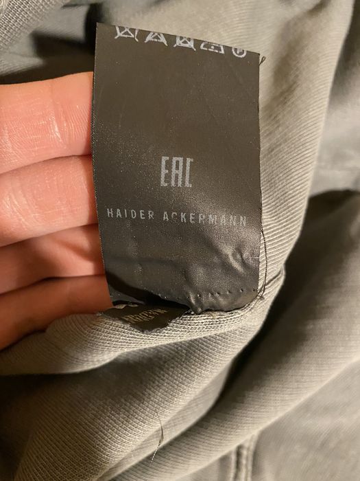 Haider Ackermann Haider Ackermann Raw Edge Sweater Perth Grey Double ...