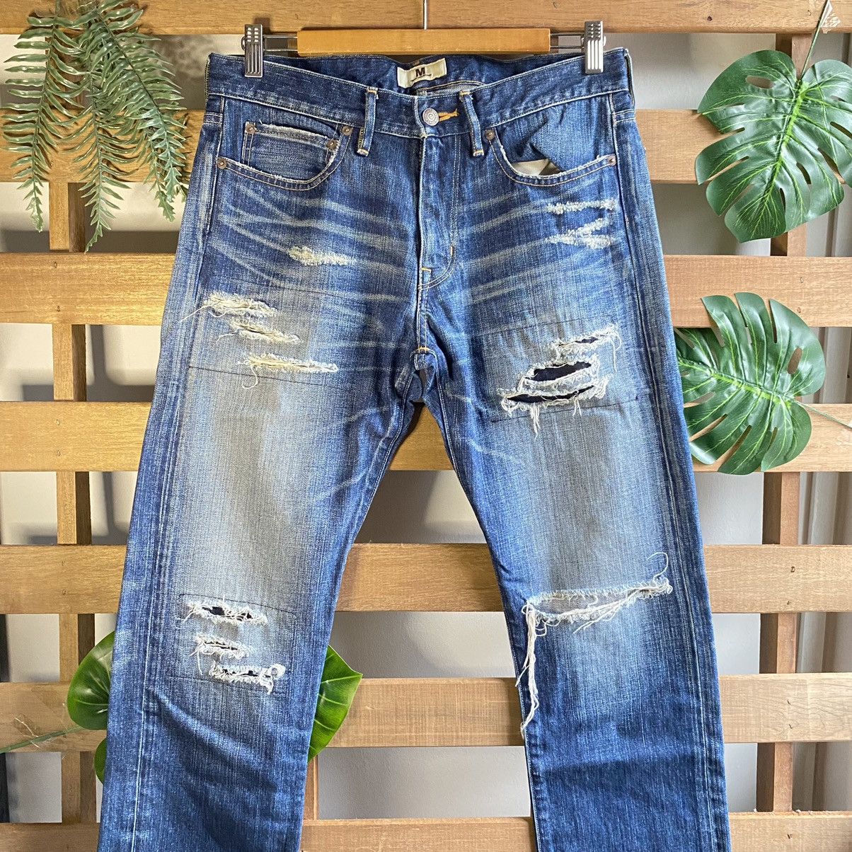 Distressed Denim × Japanese Brand Number Nine Style Sample Distressed ...