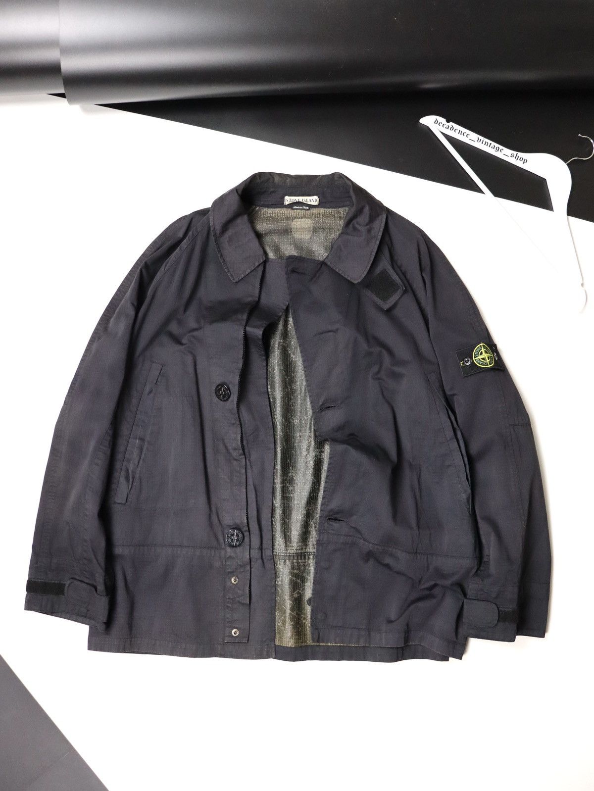 Stone Island Rare Vintage stone island raso gommato jacket made in ...
