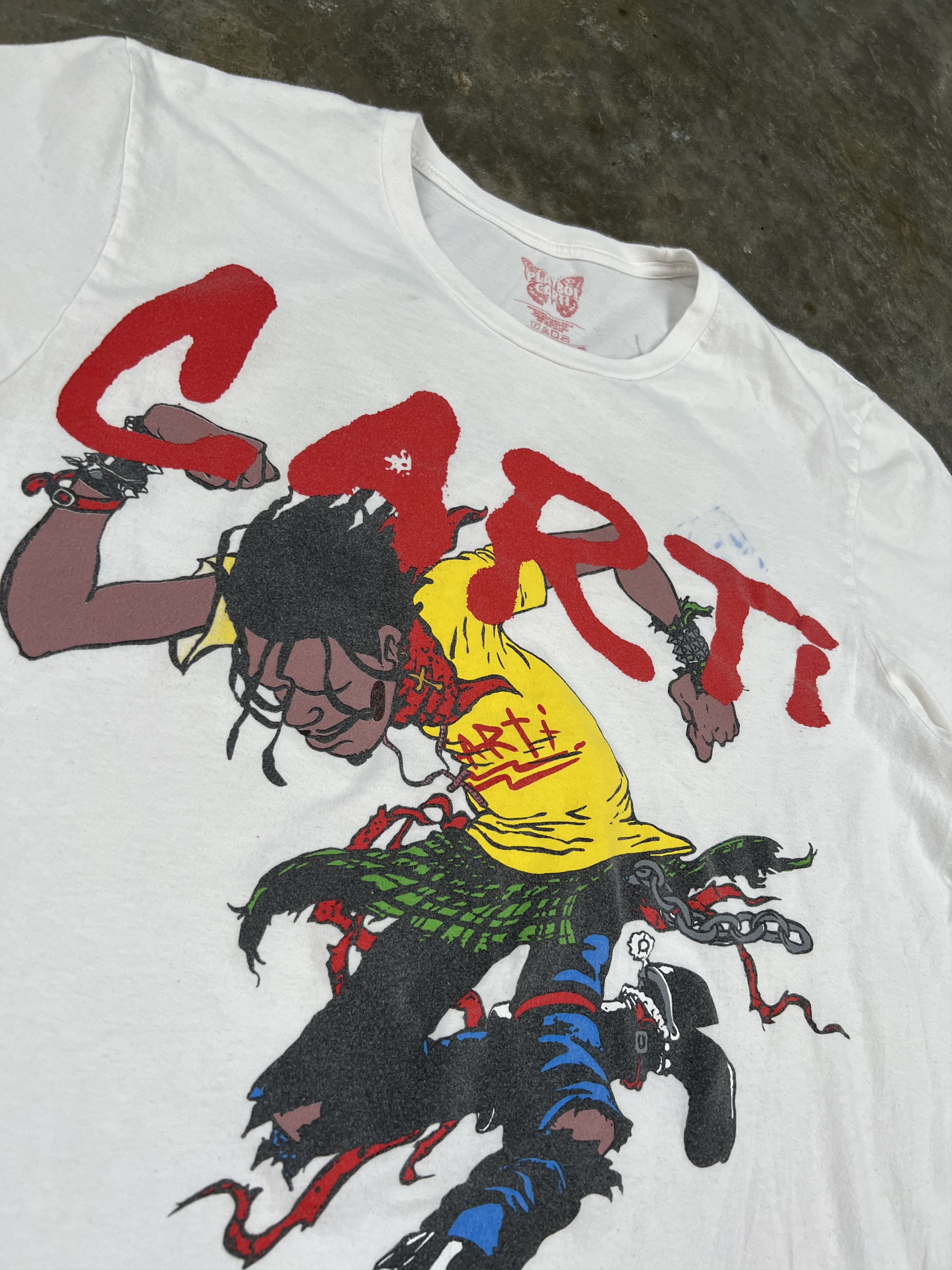 Playboi Carti Playboi Carti White Punk Sid Vicious Tee XL 🧊🥣 Neon Tour ...