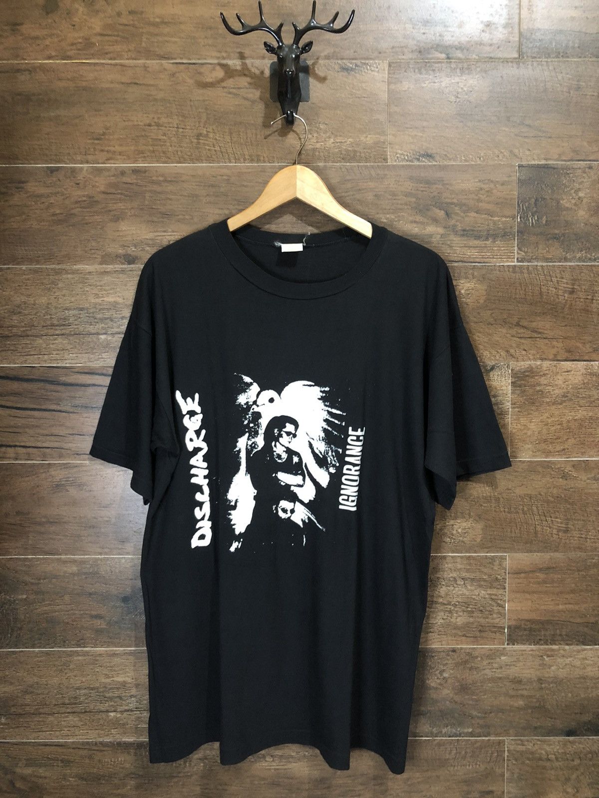 Band Tees × Vintage Vintage Discharge Ignorance 80s 90s Kurt Cobain ...