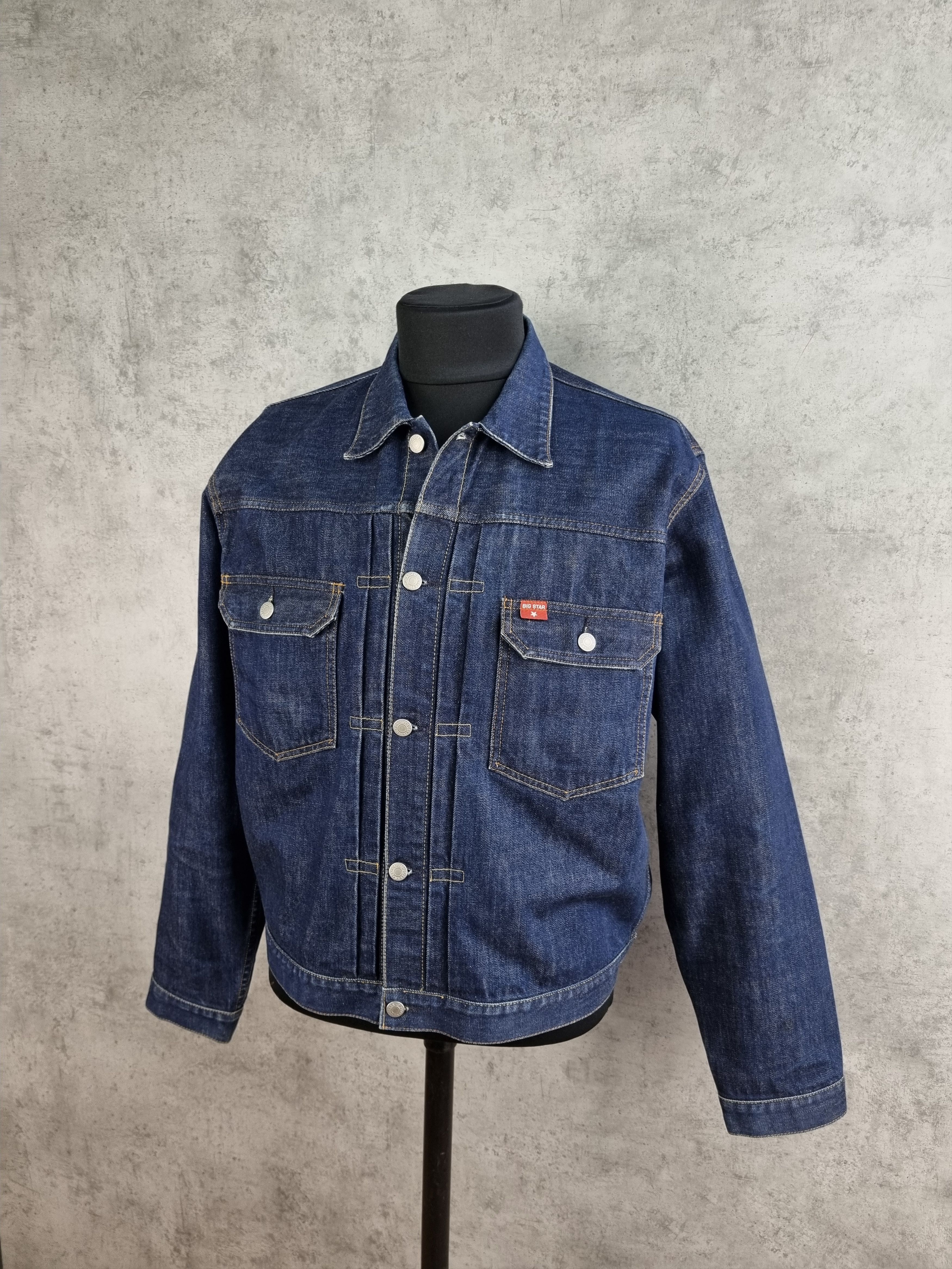 Biker Denim × MOTO × Vintage 1995 Rare Type II Big Star Legend Biker ...