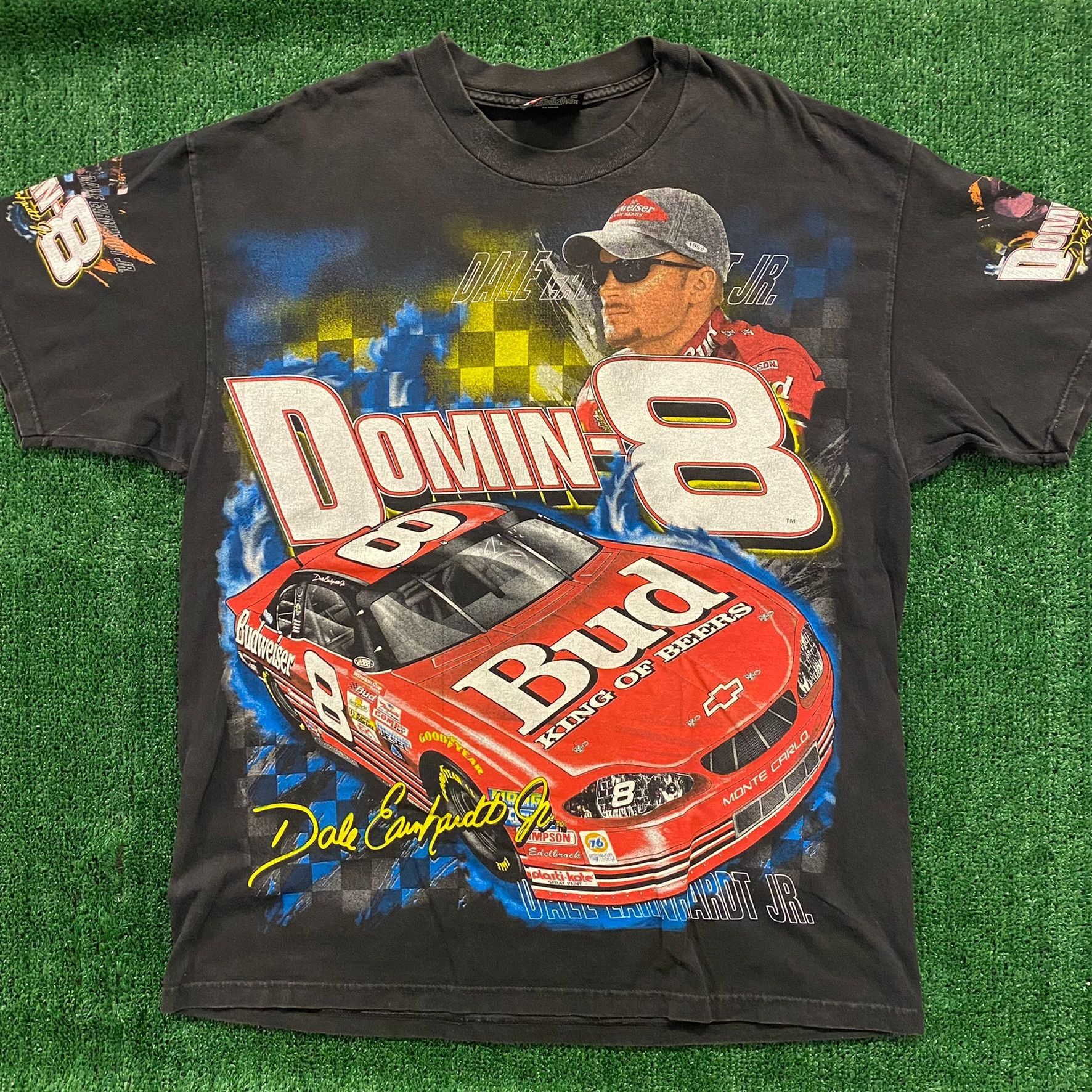 Vintage Crazy Vintage 90s Dale Earnhardt NASCAR Racing T-Shirt | Grailed