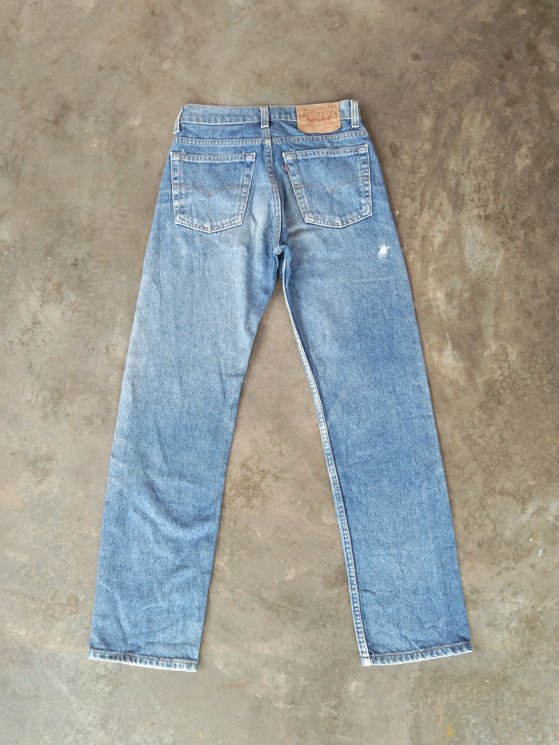 Jean × Levi's × Vintage 80s Vintage Levis Jeans 505 Made In USA Light Wash 28x29 | Grailed