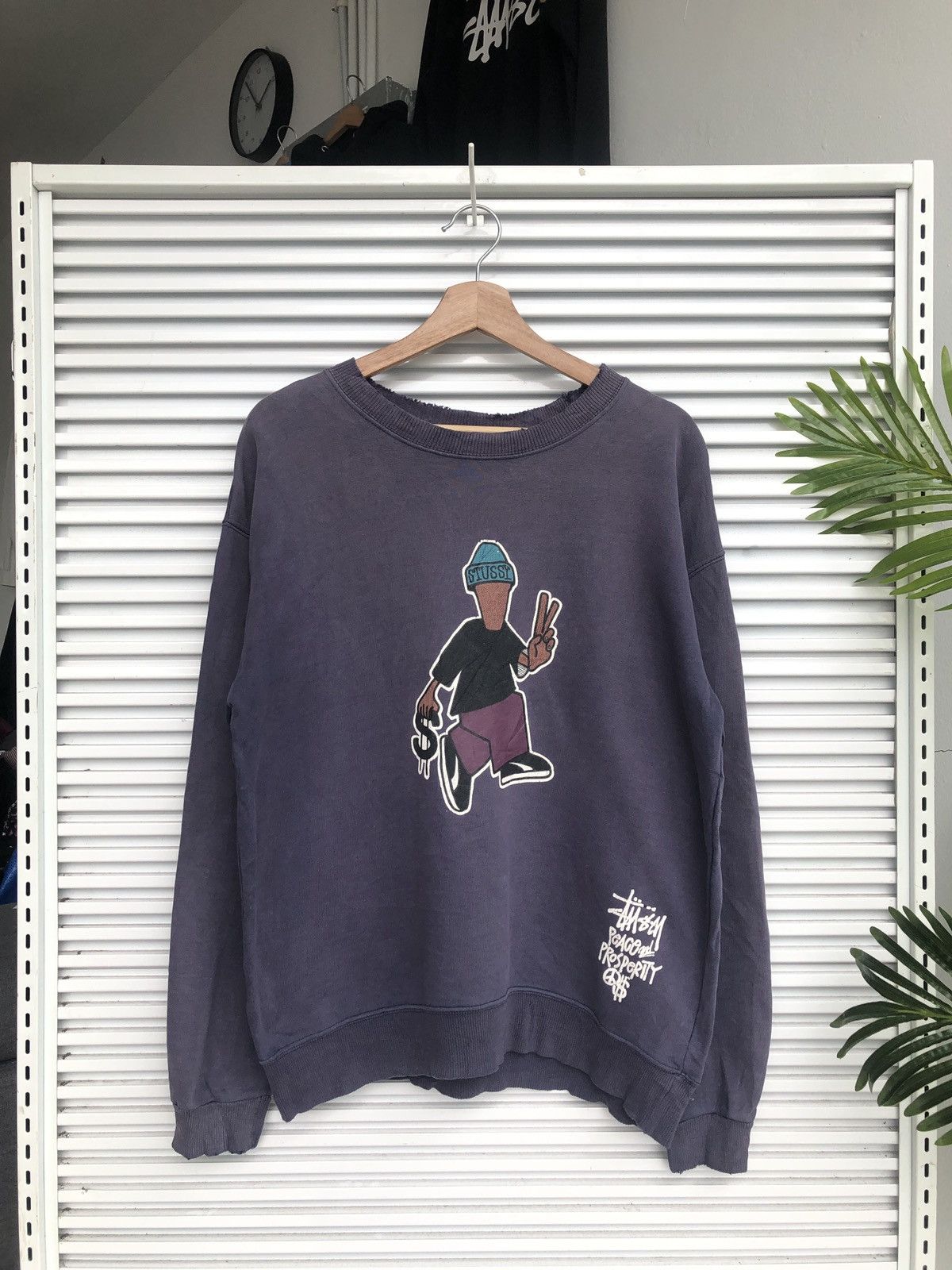 Vintage Vintage OG Stussy Peace and Prosperity /Travis Flacko Scott | Grailed