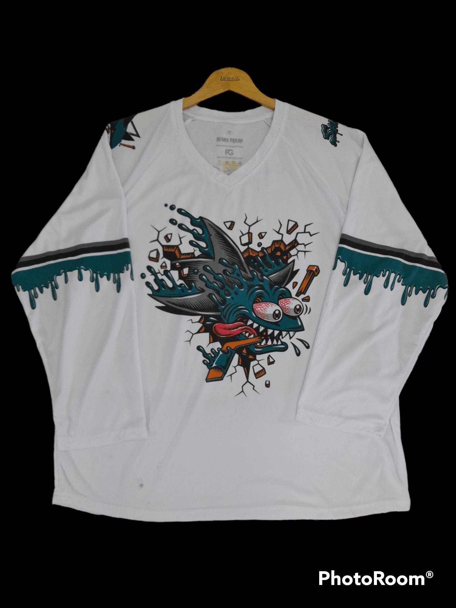 NHL Shark Freak Nhl Jersey | Grailed