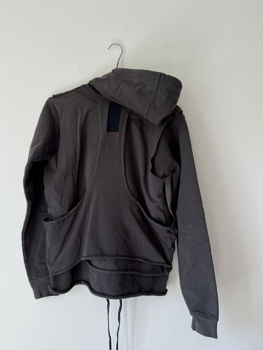 Rick Owens Rick Owens Slab Layered Hoodie | Grailed