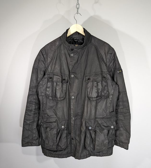 Barbour Barbour International Gauge Wax Jacket Motorcycle Clothing ...