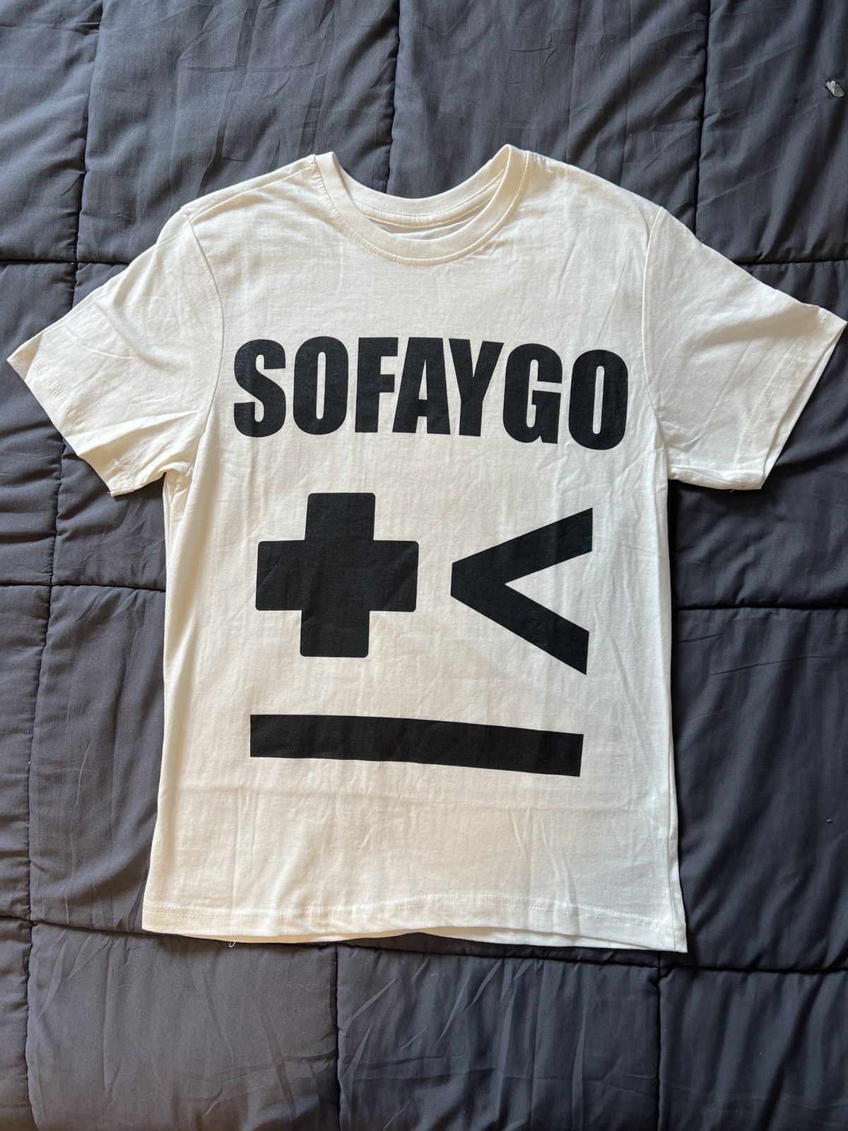 Band Tees × Custom SoFaygo Merch Impact Tee White | Grailed