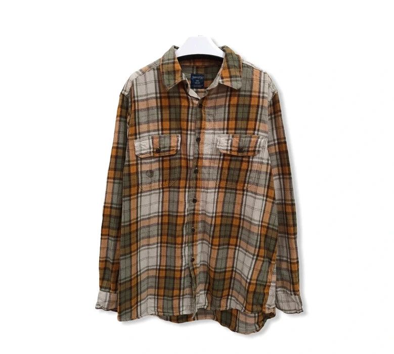 Faded Glory Faded Flory Plaid Tartan Flannel Shirt 👕 | Grailed