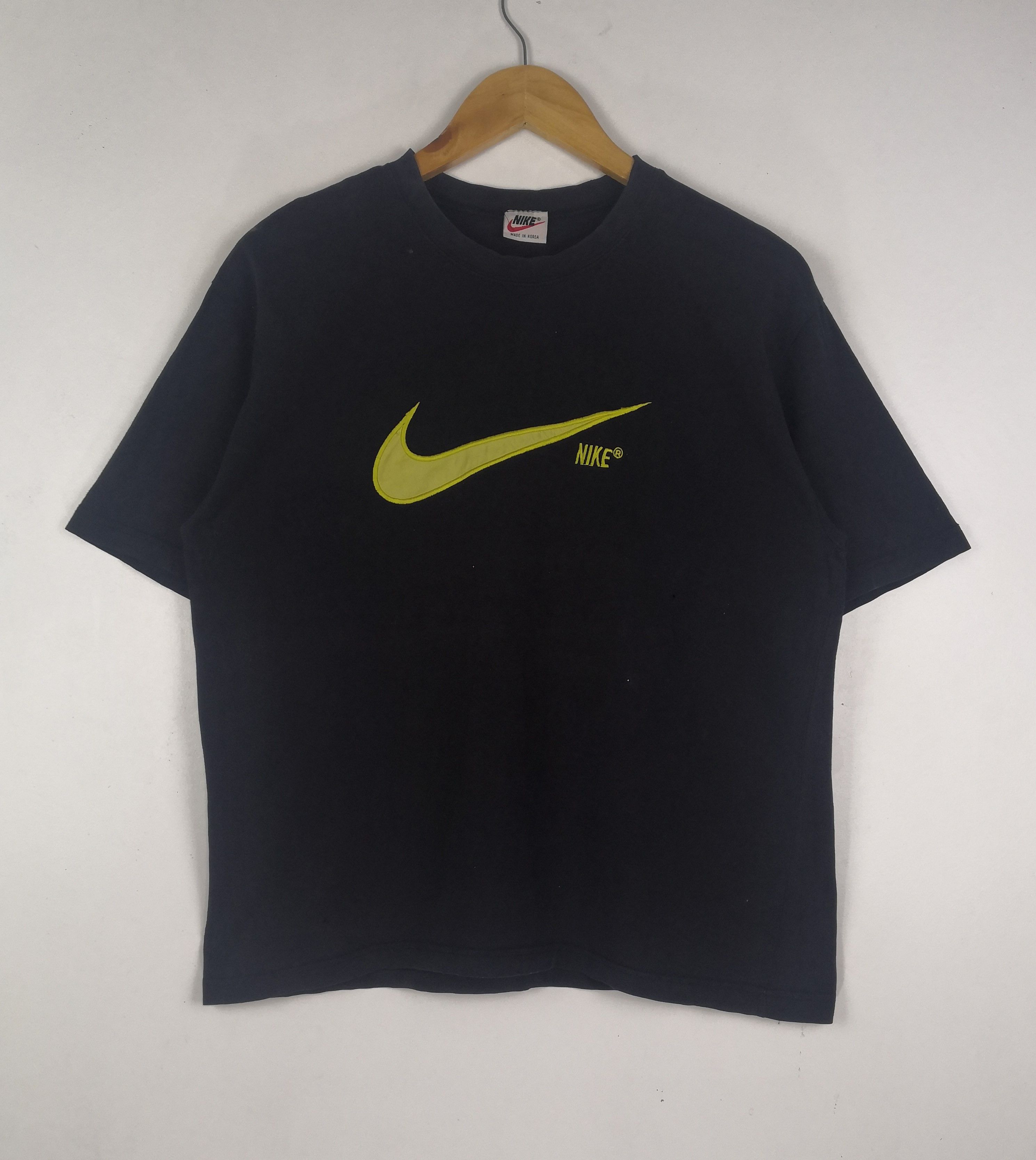 Nike Vintage Nike T-Shirt Big Logo Embroidery Nike Tee | Grailed