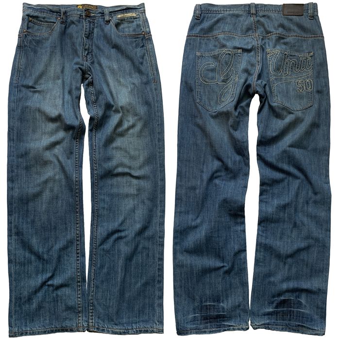 The Game Rap g-unit jeans denim vintage logo embroidered OG baggy | Grailed