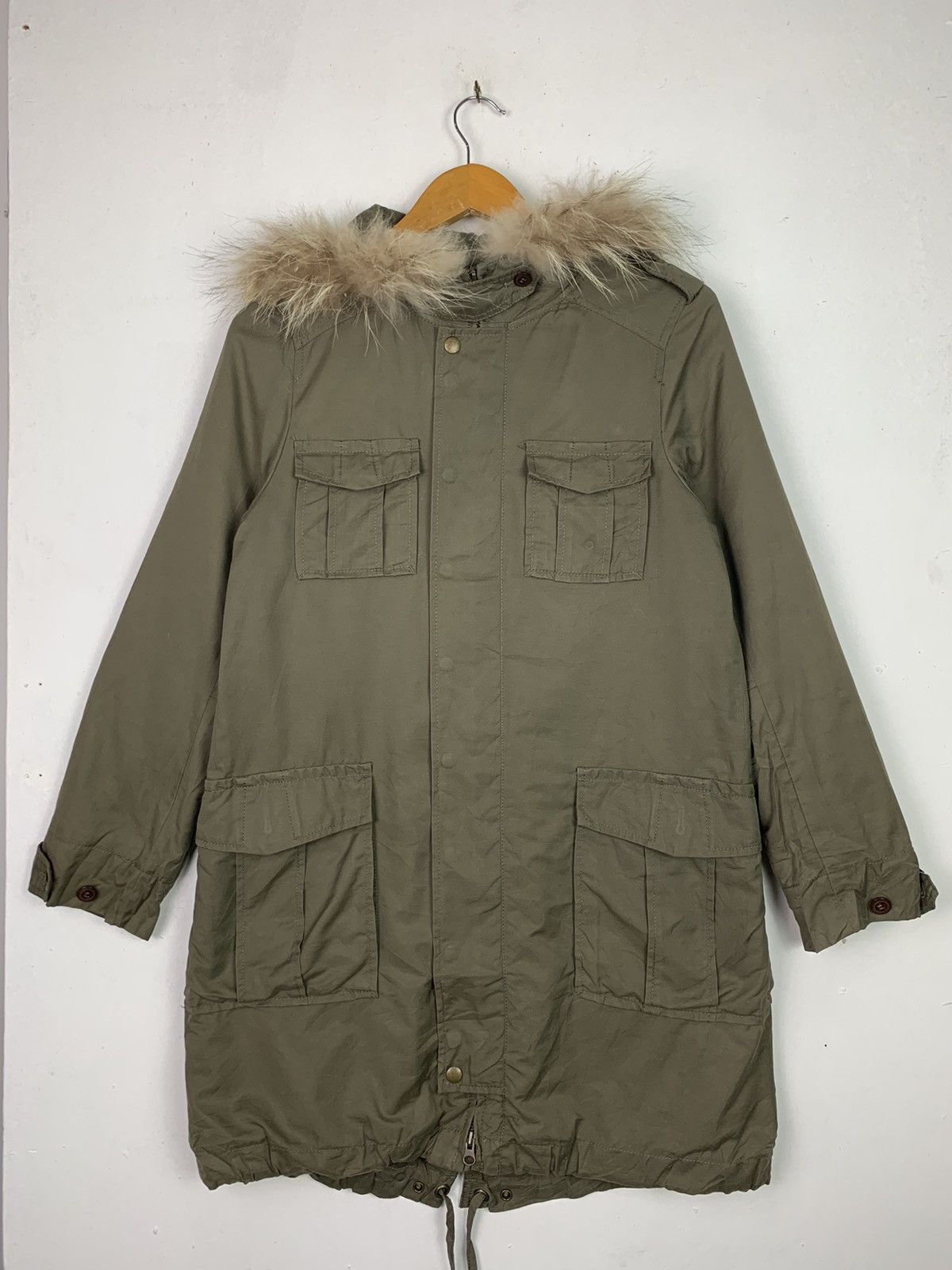 Japanese Brand × Military × Vintage Vintage Japanese Brand Faux Fur ...