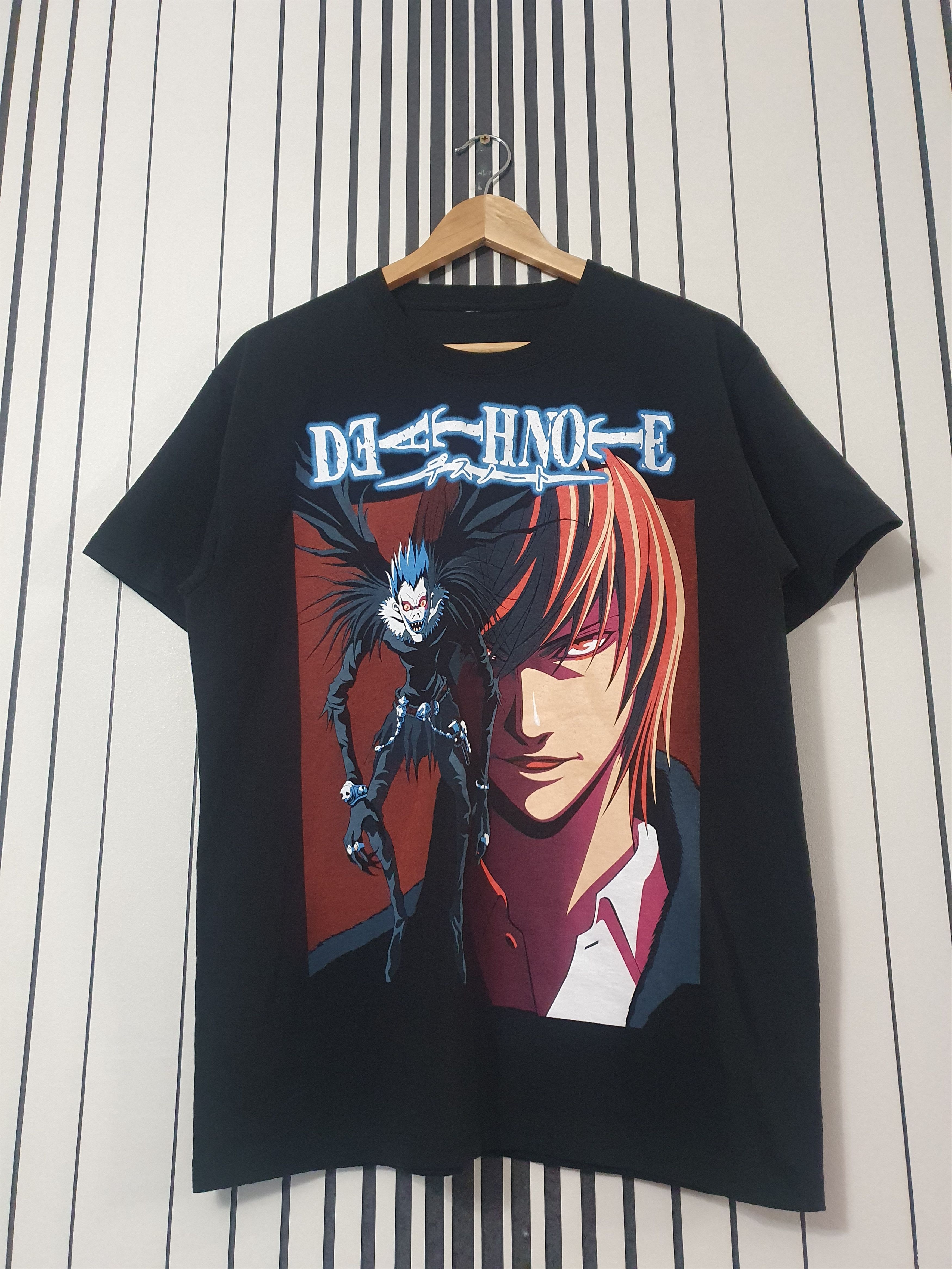 Humor Death Note Anime Y2k Japanstyle Manga Black T shirt | Grailed