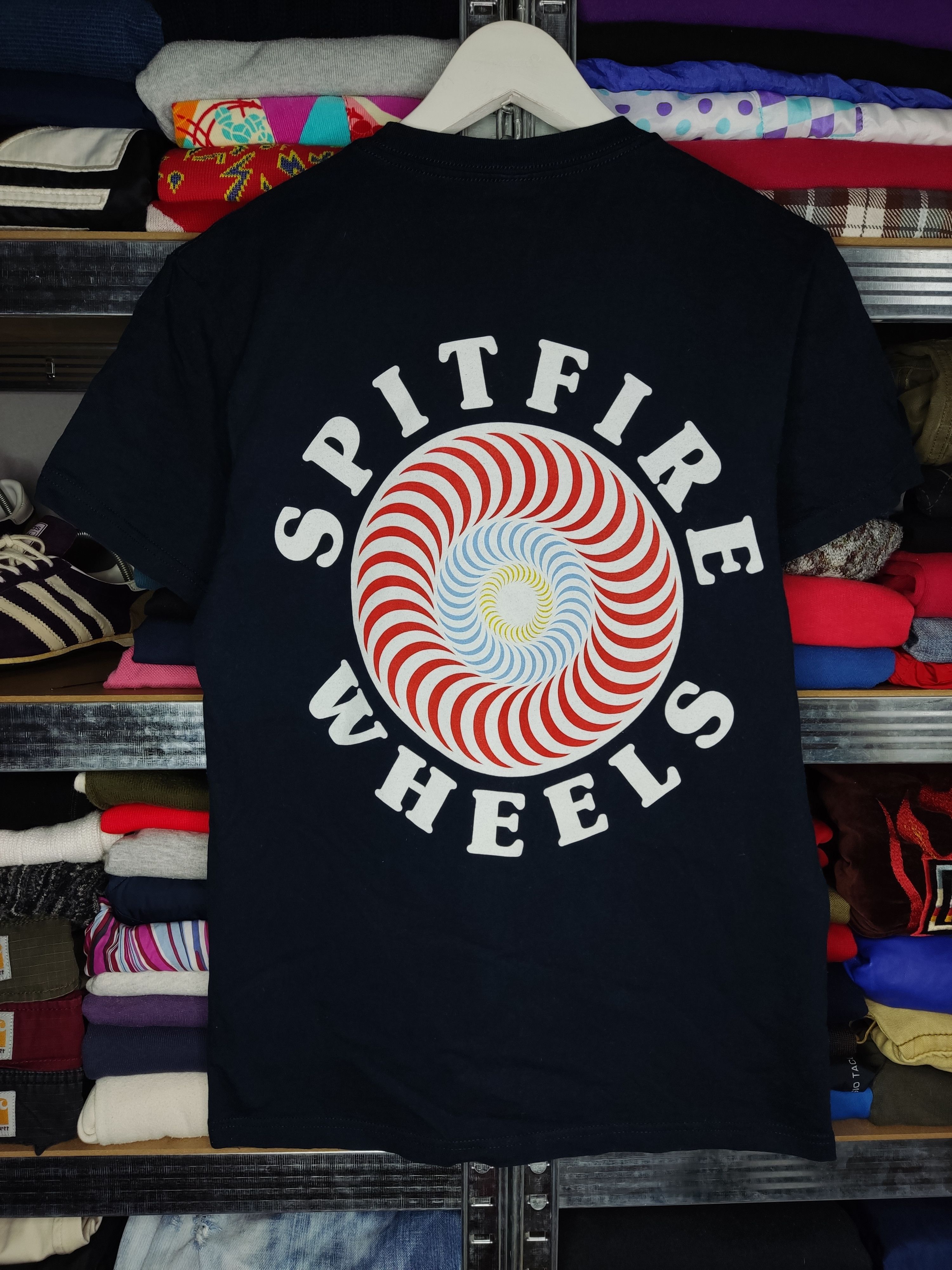 Spitfire × Streetwear × Vintage Spitfire Wheels Spiral Hypnotic Spiral ...