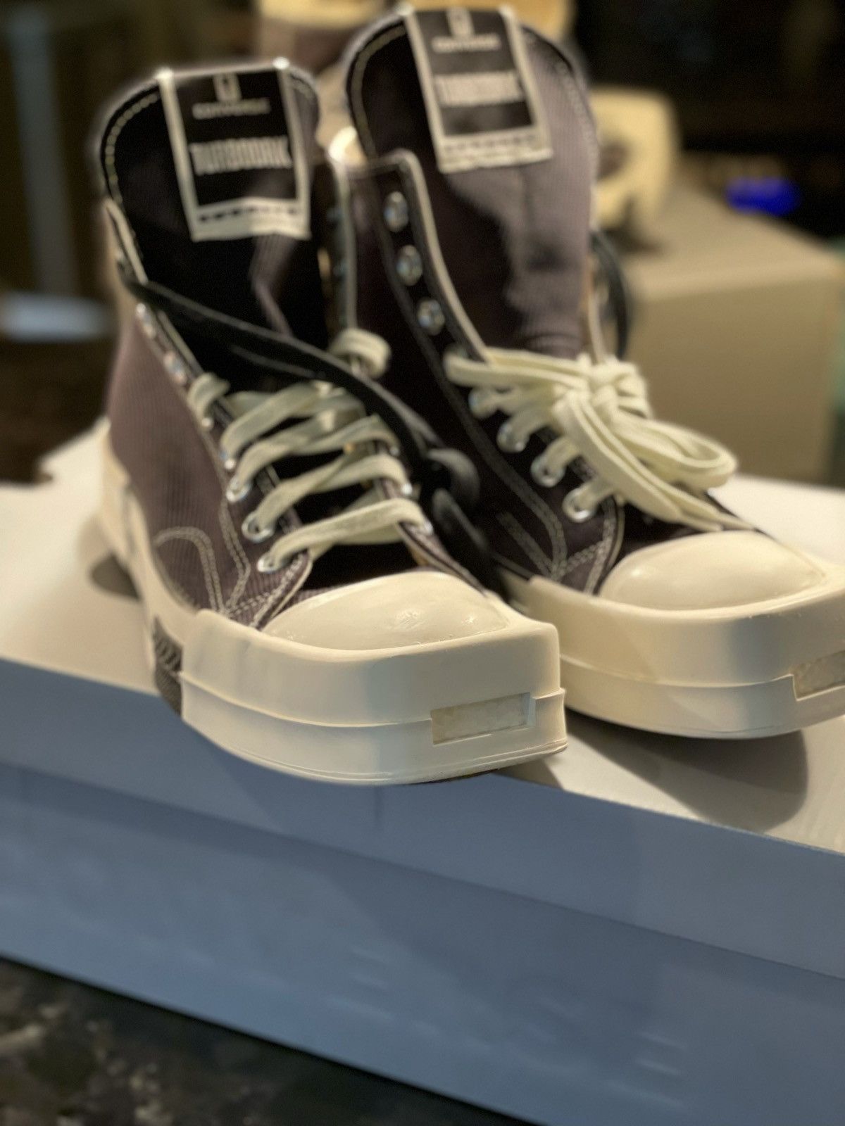 Rick Owens Drkshdw Converse X Rick Owens Turbo Dark Shadow👤High Top ...