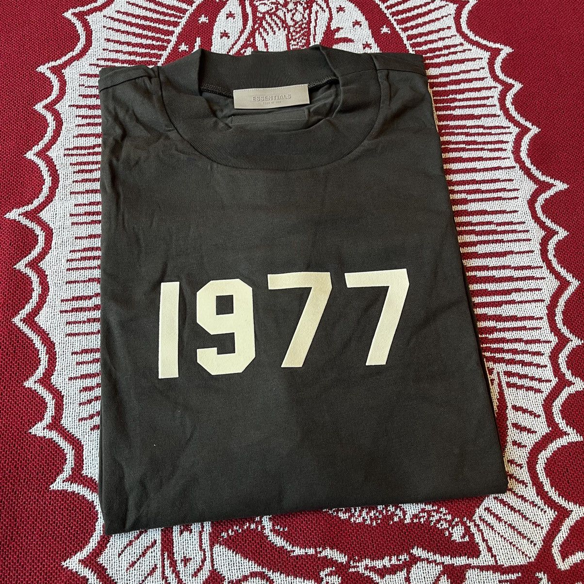 Fear of God SS22 Fear of God Essentials 1977 T-shirt Iron Size XL | Grailed