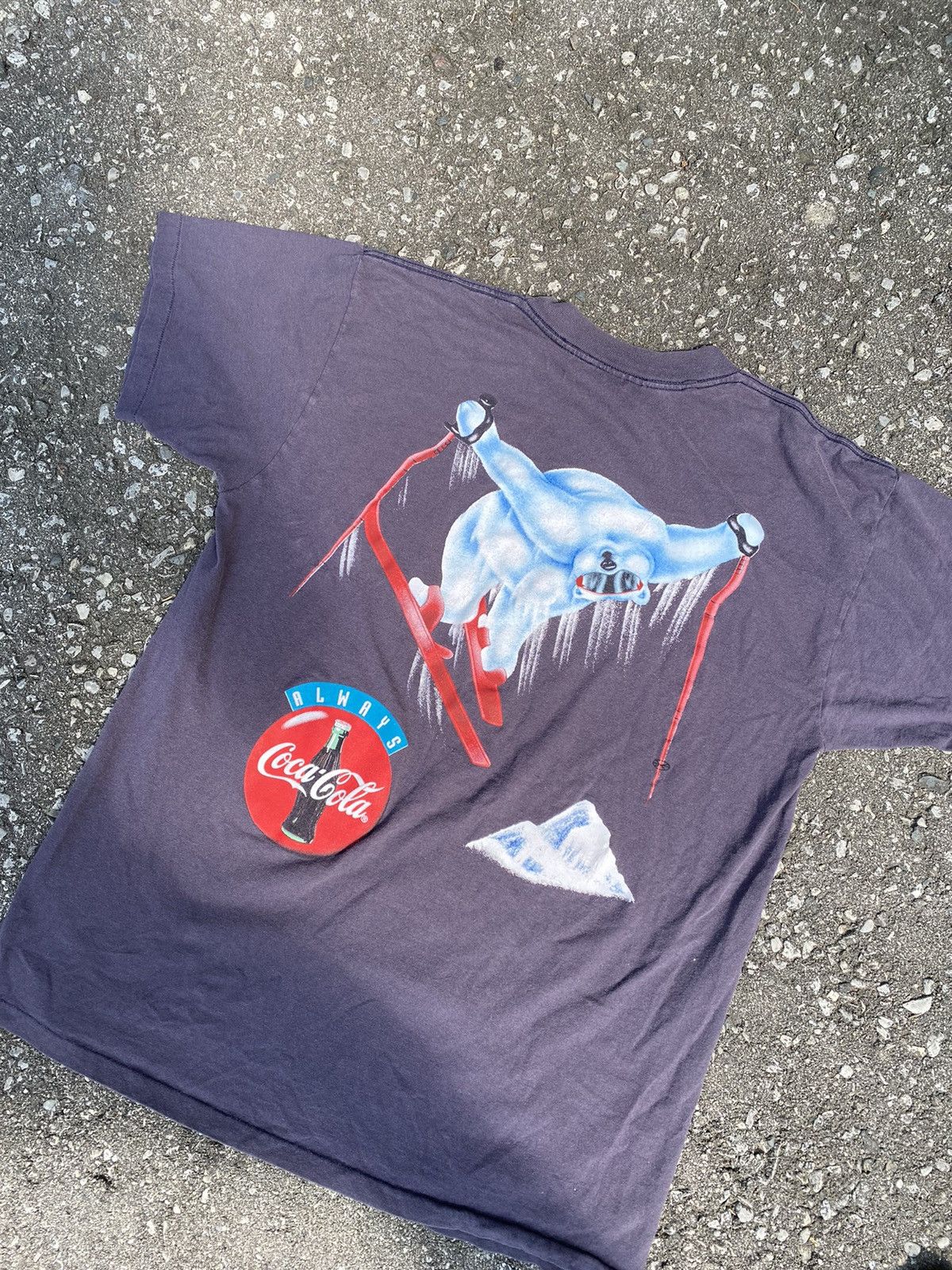 Coca Cola × Vintage 1995 Coca Cola Ski Bear Graphic T-shirt | Grailed