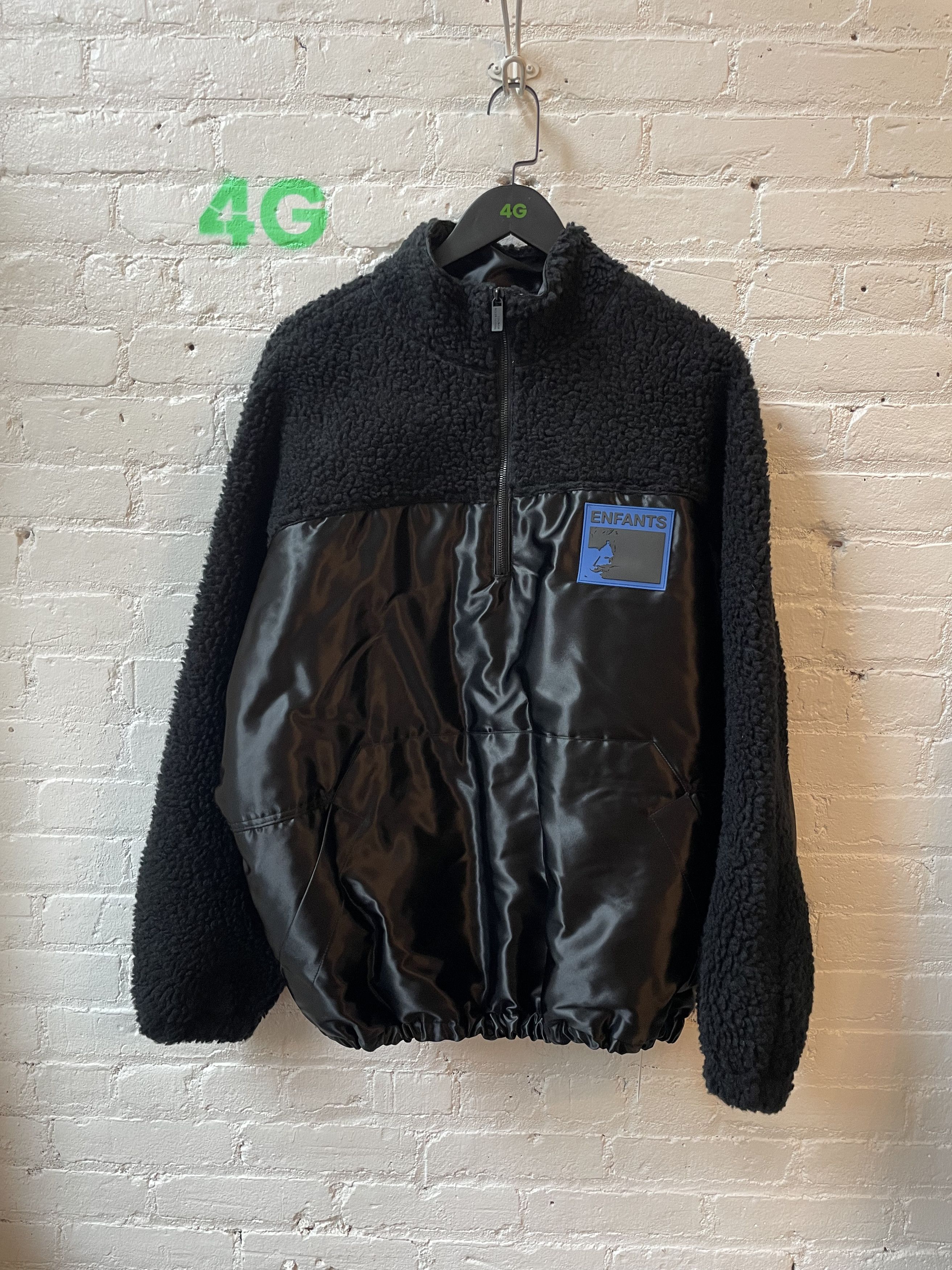 Enfants Riches Deprimes ERD BOMBER SHERPA PULLOVER JACKET | Grailed