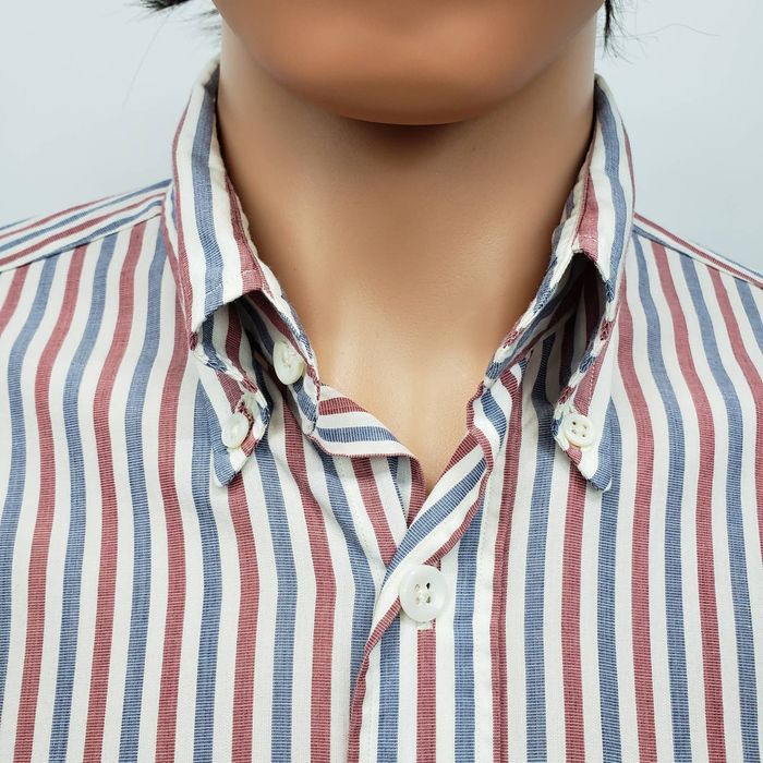 Wolf Vs Goat Wolf vs Goat WvG Men S Shirt Striped Cotton Button Down ...