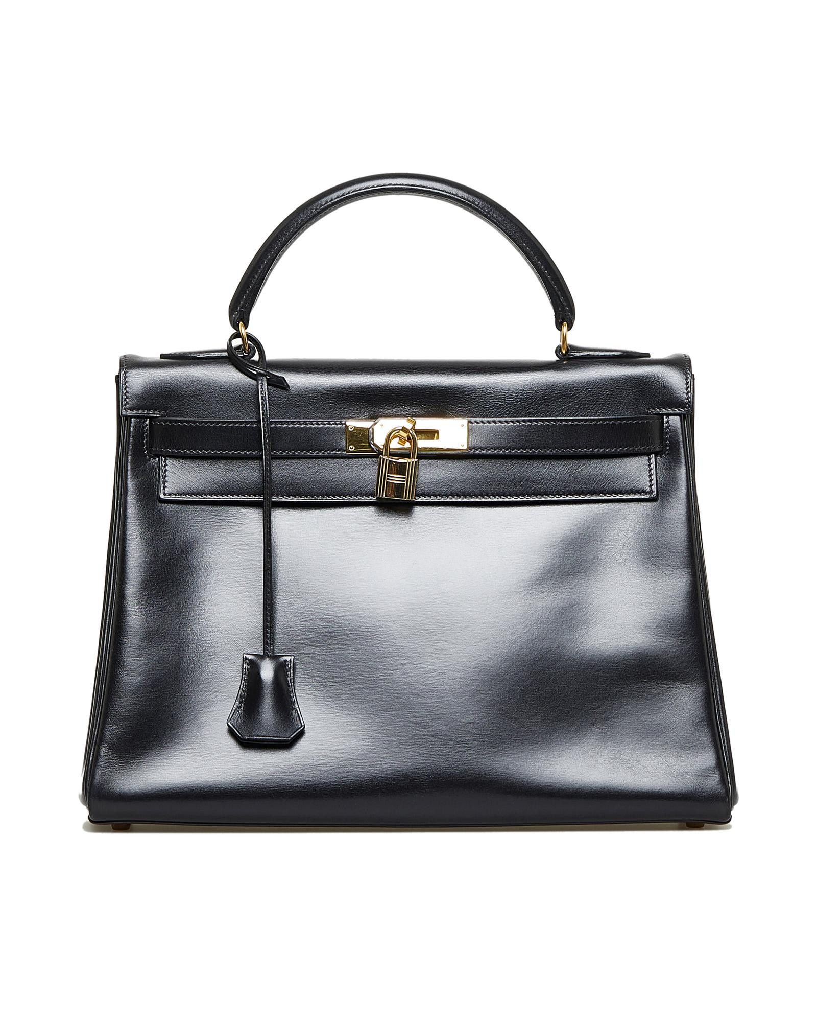 Hermes Box Calf Kelly 32 | Grailed