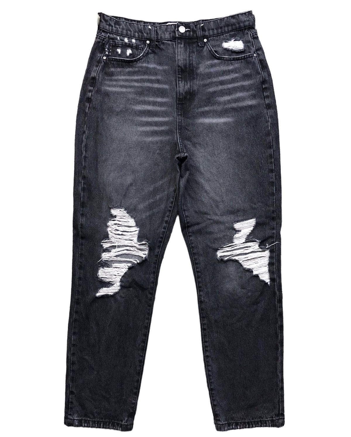 Rsq RSQ 90's Jean Faded Black Distressed Ripped Jeans | Grailed