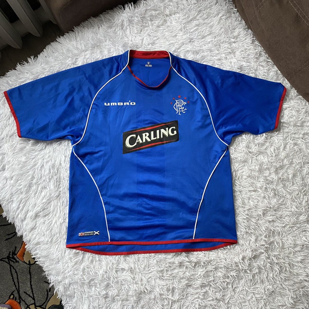 Vintage Glasgow Rangers Home Shirt Jersey Carling Umbro | Grailed