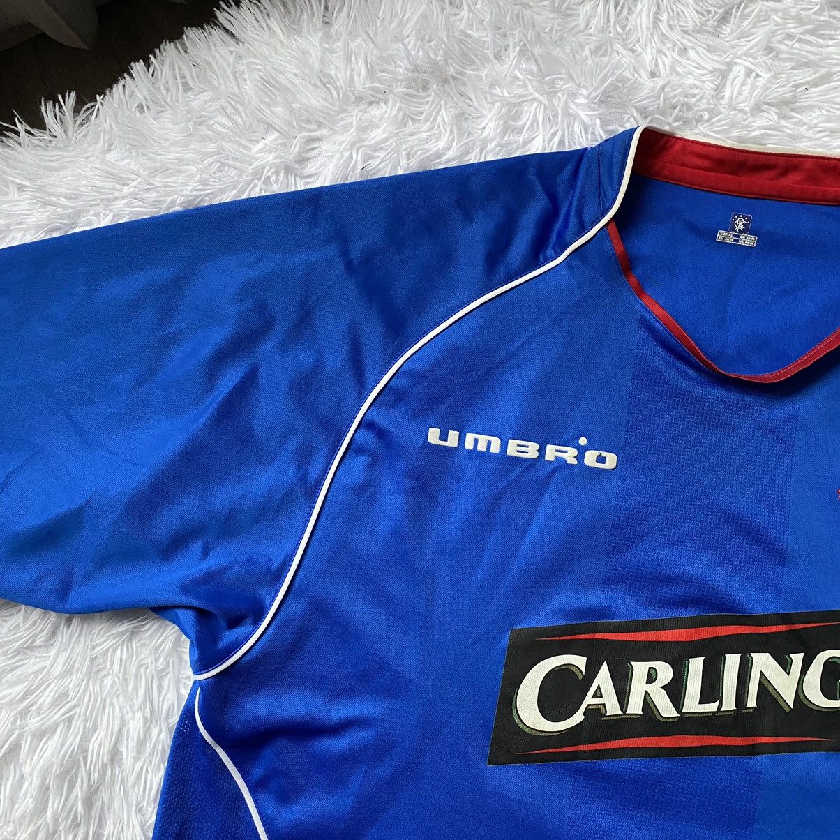 Vintage Glasgow Rangers Home Shirt Jersey Carling Umbro | Grailed