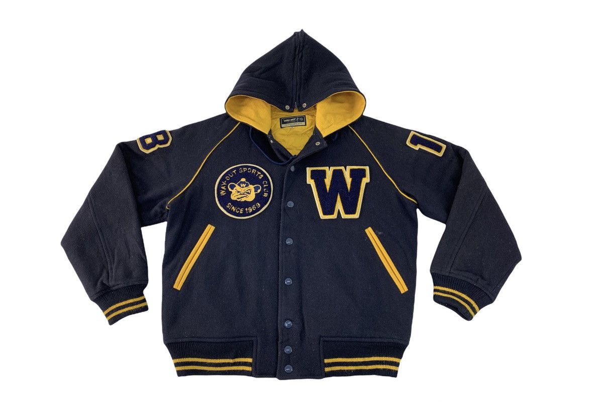 Streetwear × Vintage Rare Out Classic Way Out Sports Club Varsity ...