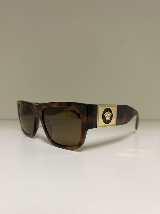 Versace Tortoise Shell Polarized Sunglasses | Grailed