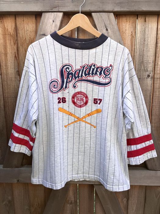 Vintage Vintage Spalding Distressed Baseball Jersey Shirt | Grailed