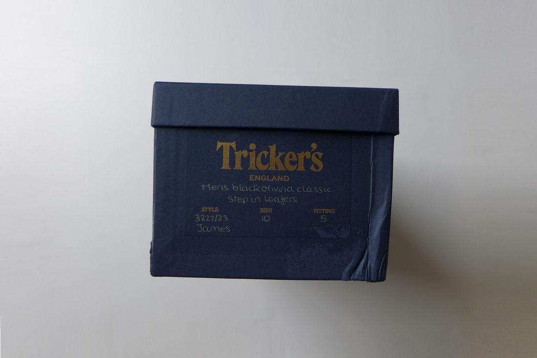 Trickers Tricker's James Penny Loafer Shoe - Black Olivvia Leather ...