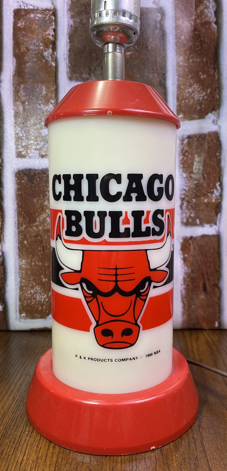 NBA Vintage 1988 P&K Products Chicago Bulls NBA Team Lamp Jordan | Grailed