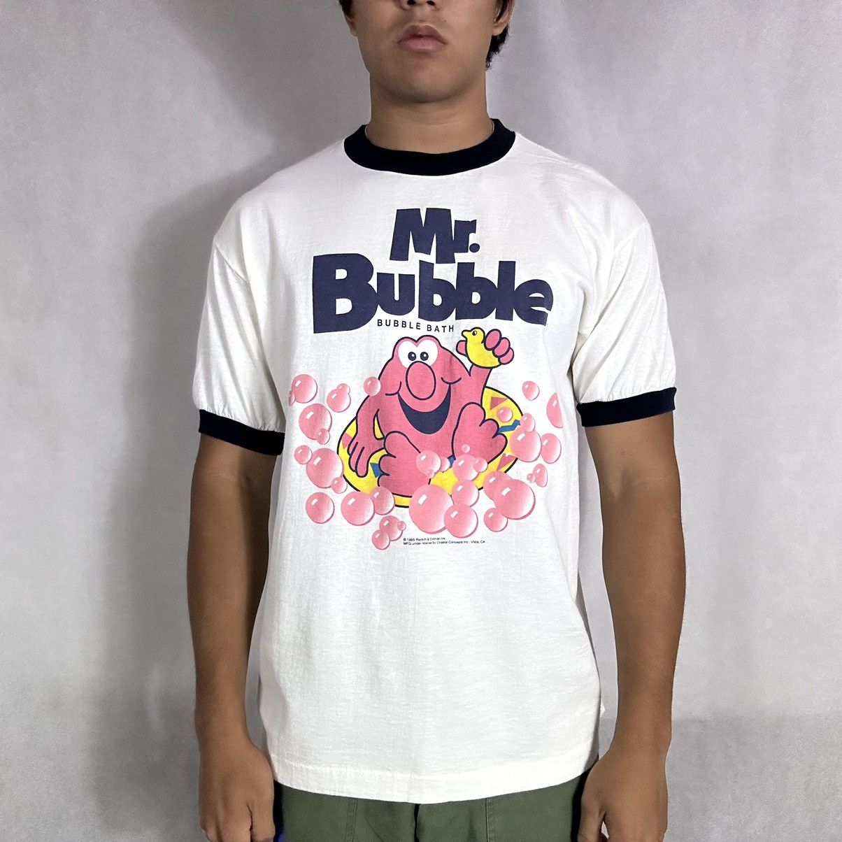 Vintage Vintage 1995 Mr. Bubble ringer tee | Grailed