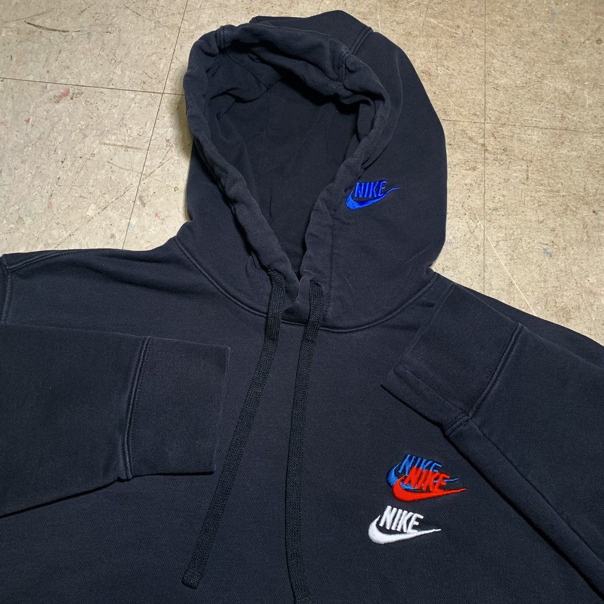 Nike × Streetwear Nike Multi Swoosh Check Logo Hoodie | Grailed