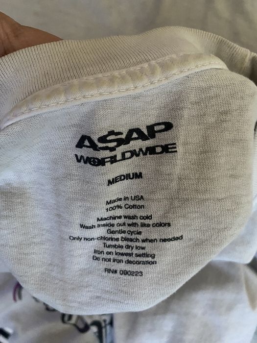 Asap Rocky AWGE X A$AP WORLDWIDE - “ANARCHY” LONG SLEEVE | Grailed