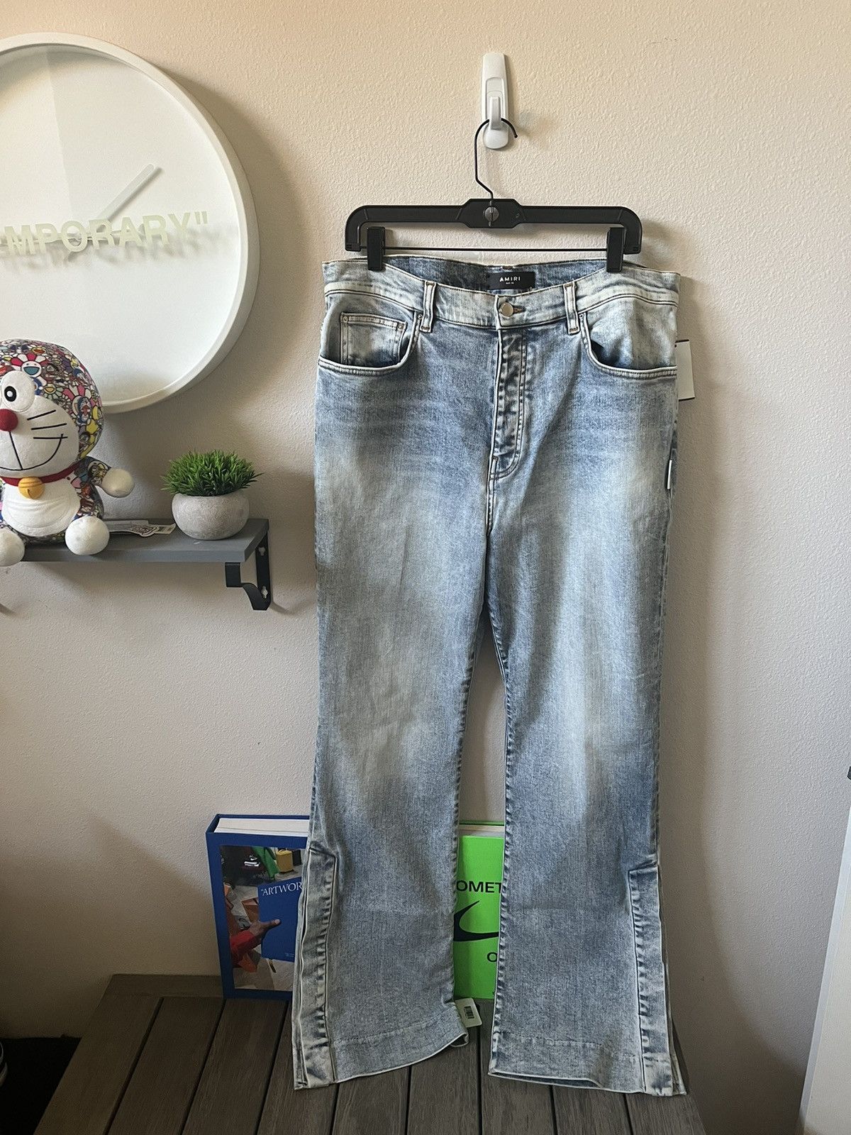 Amiri Amiri Stack Flare Jeans | Grailed